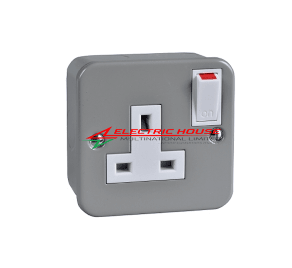 Metal Clad - 13A Single Switch Socket | Electric House Multinational ...