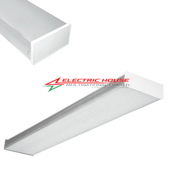 2X36watt Diffuser Double Tube Fluorescent Lighting Fitting T8 Surface ...