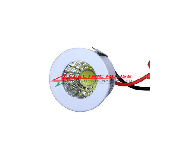 3 Watt LED COB/Spot Light/Button Round Light, Ceiling pop Light Driver ...
