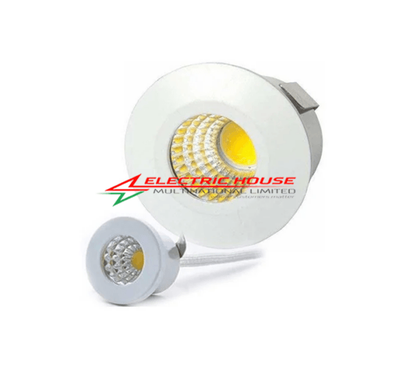 3 Watt LED COB/Spot Light/Button Round Light, Ceiling pop Light Driver ...