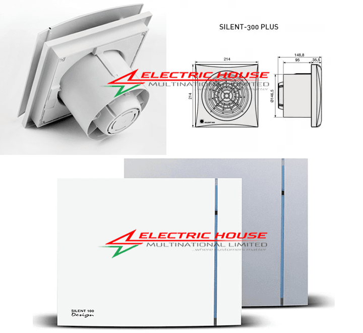 S&P Soler Palau Silent-300 Design CZ Extractor Fan | Electric House ...