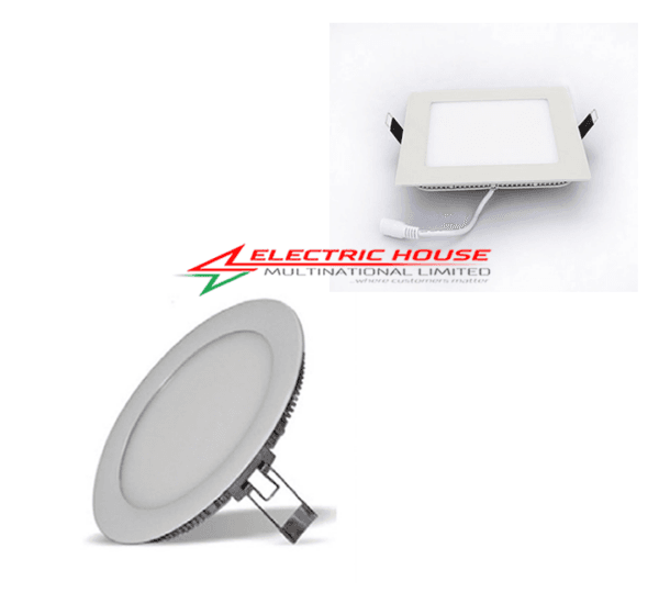 6 Watt LED POP Panel Ceiling Light Round/‎Square | Electric House ...