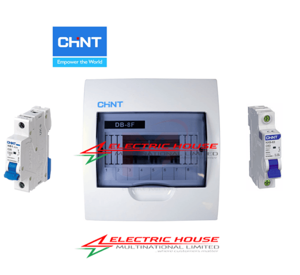 Chint 4 Way Consumer Unit Single Phase Distribution Board-MCBs ...