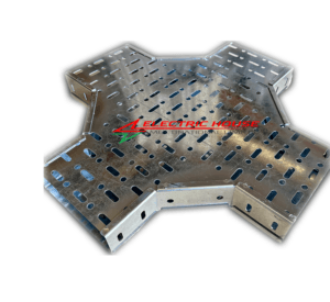 200mm X 50mm Galvanized Cable Tray Cross Fitting | Electric House ...