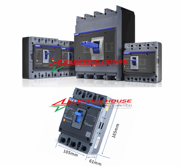 4 Pole MCCB 63Amp Chint NXM Molded Case Circuit Breaker | Electric ...