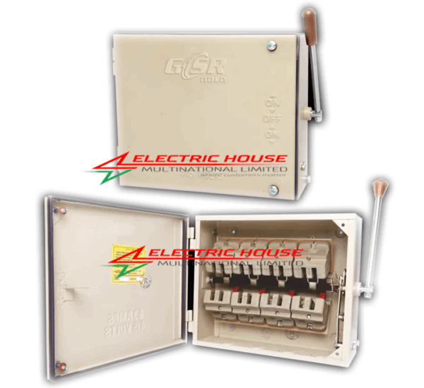 200A GSR Gear Switch 4Pole 415V Side Handle Operation | Electric House ...