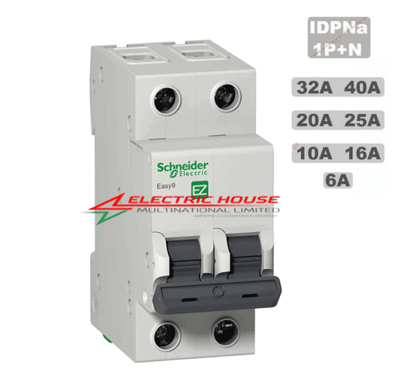 Schneider Electric® Easy9 MCB 2P 6KA 6A - 40A Circuit Breaker ...