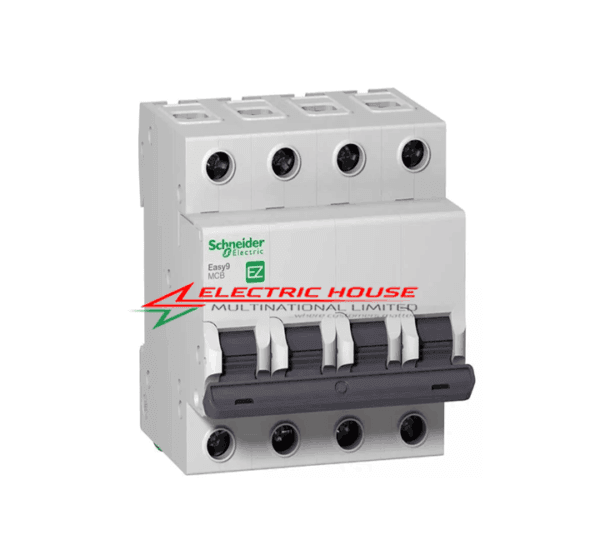 Schneider Electric® Easy9 MCB 4Pole Electrical Protection Device ...