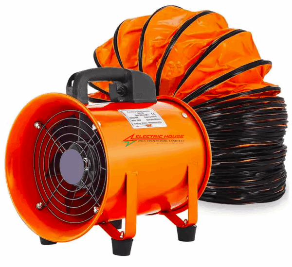 Propeller Blower Industrial Cylinder Axial Exhaust Fan | Electric House ...