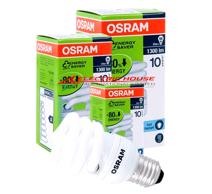 Osram Bulbs, Warm White and Daylight Color, E27/B22 Base Type ...